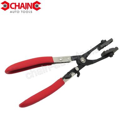 TEETH JAW ANGLED HOSE CLAMP PLIERS - CHAIN ENTERPRISES CO., LTD
