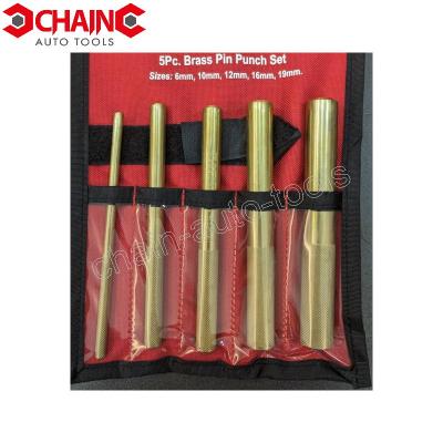 5PC BRASS PIN PUNCH SET - CHAIN ENTERPRISES CO., LTD