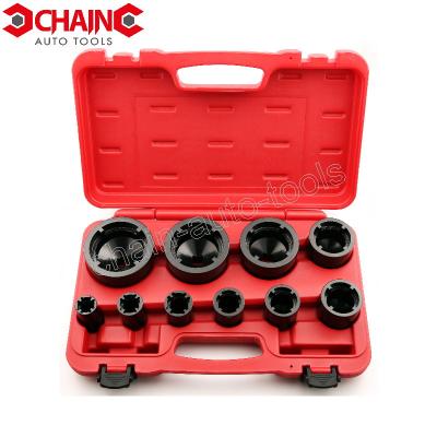 10PC SOCKETS FOR BALL BEARING NUTS OUTER TEETHS - CHAIN ENTERPRISES CO ...