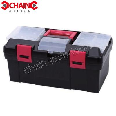 DELUX PROFESSIONAL TOOL BOX, WITH 2 REMOVABLE PART ORGANIZER BOX (2*SO ...