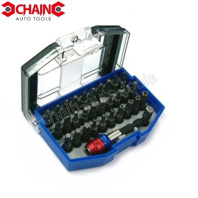 32PC BIT SET W/QUICK RELEASE HOLDER - CHAIN ENTERPRISES CO., LTD