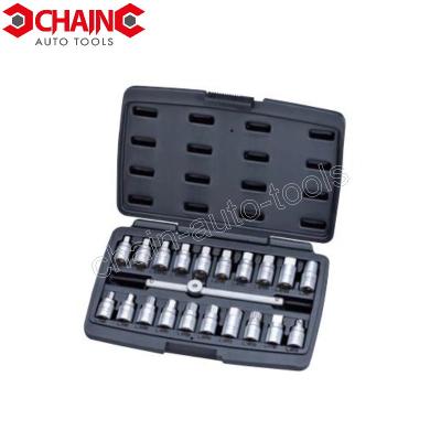 21PC 3/8"DR. DRAIN PLUG KEY SET - CHAIN ENTERPRISES CO., LTD