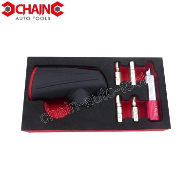 6PC PRE-SET TORQUE BIT DRIVER SET - CHAIN ENTERPRISES CO., LTD